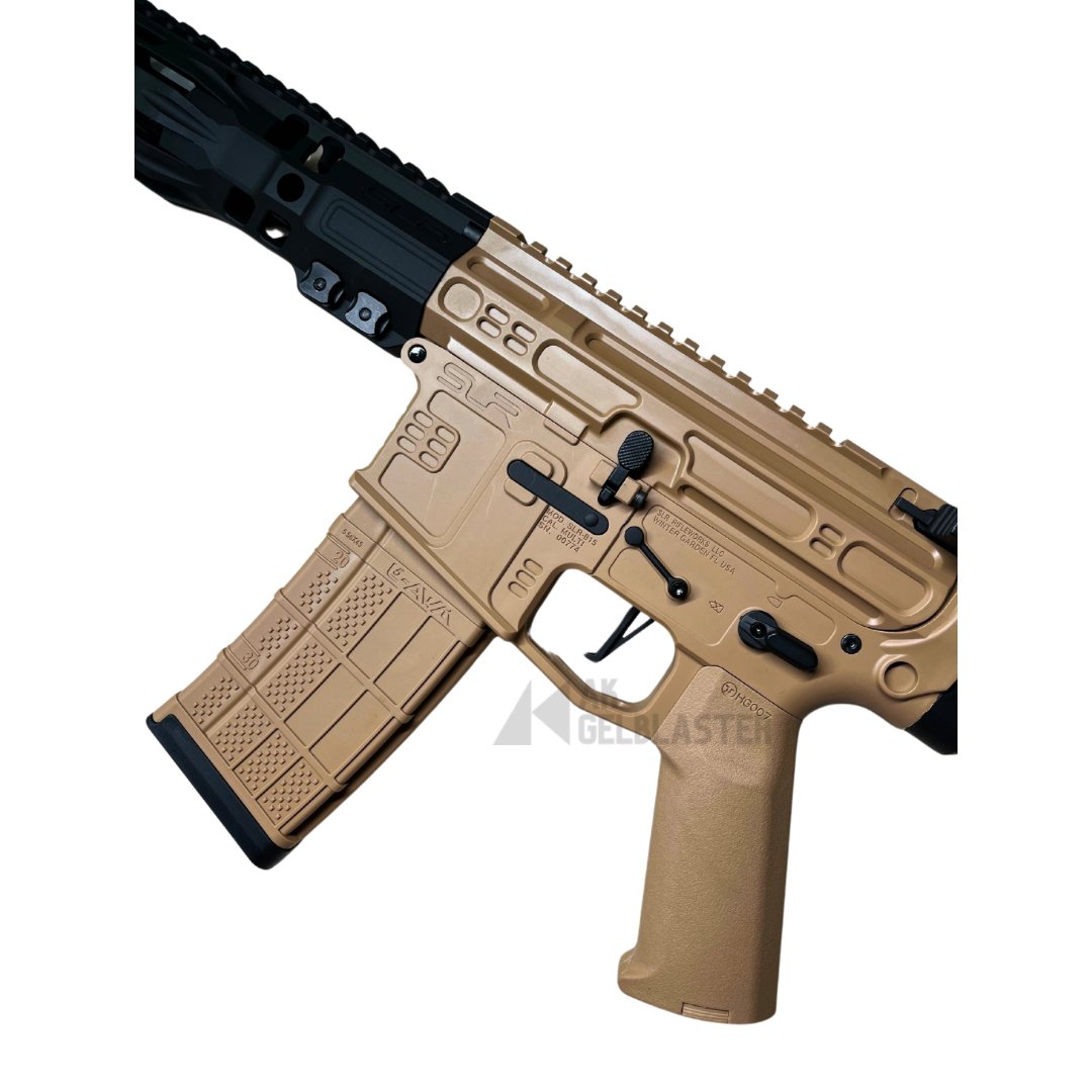 JINGJI SLR SD 7.25 Gel Blaster Tan - MOSFET Installed Gearbox - June 2 ...