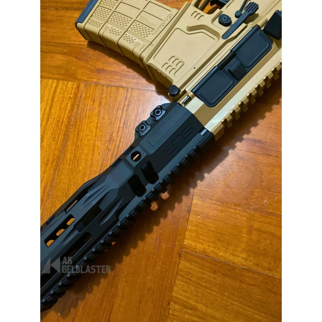 JINGJI SLR SD 7.25 Gel Blaster Tan - MOSFET Installed Gearbox - June 2 – AKgelblaster