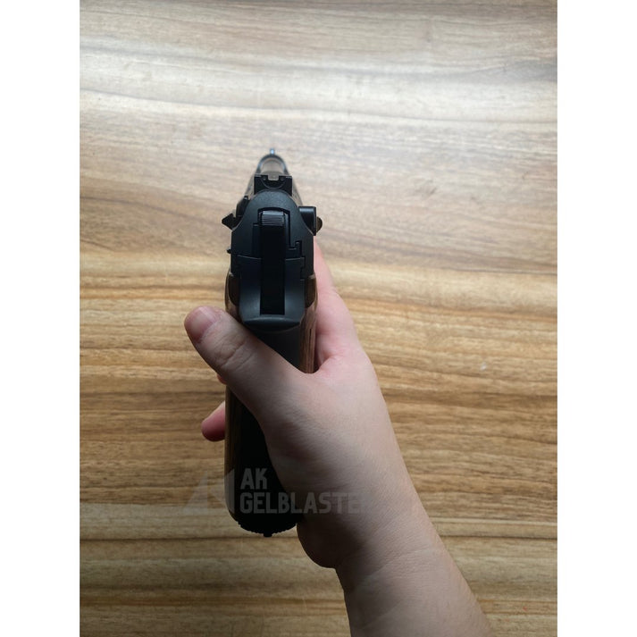 Real Wood Beretta 92F Gel Blaster Pistol – AKgelblaster