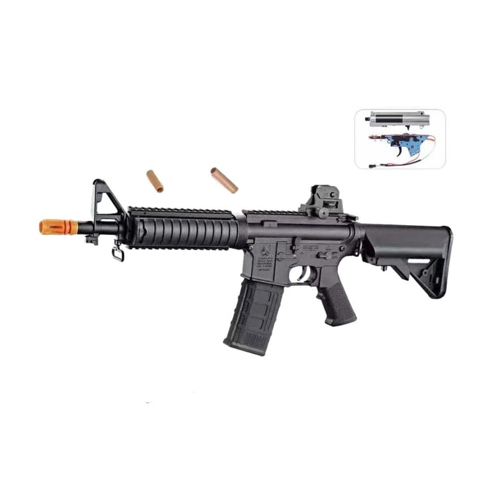 SIJUN M4 Gel Blaster Shell ejection version with split type metal gear ...